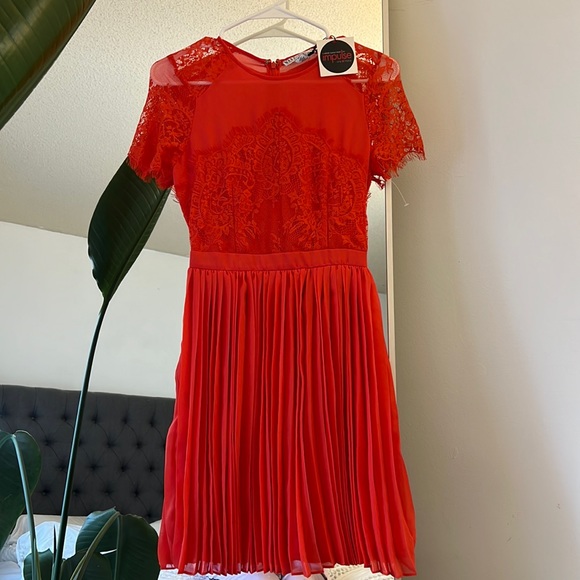 Macy's | Dresses | New Red Lace Dress | Poshmark